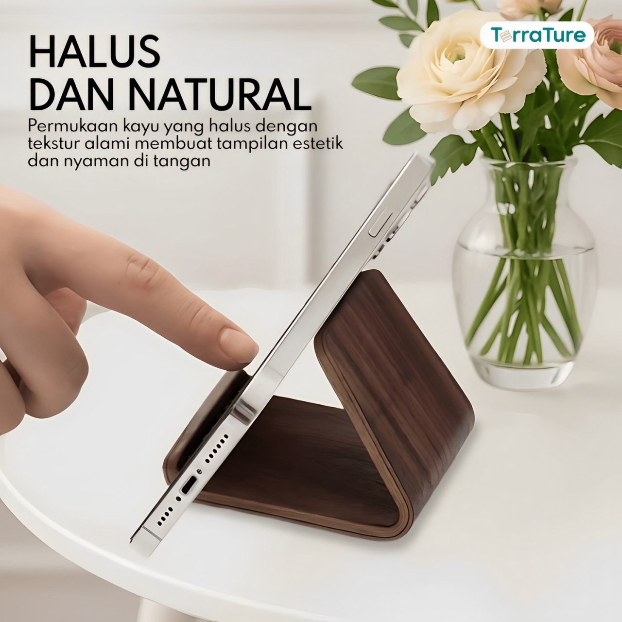 TerraTure - Liv – Stand Handphone Kayu